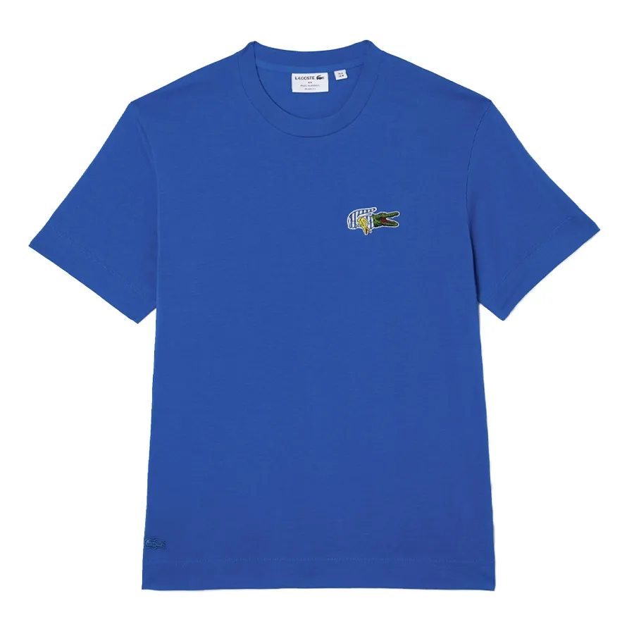 Remera Lacoste Holiday Con Estamapa - AZUL FRANCIA | Vaypol