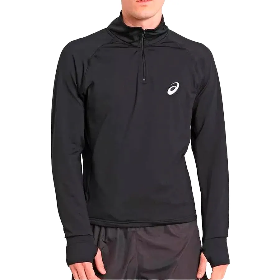 Buzo Asics Medio Cierre Aw22 - NEGRO | Vaypol